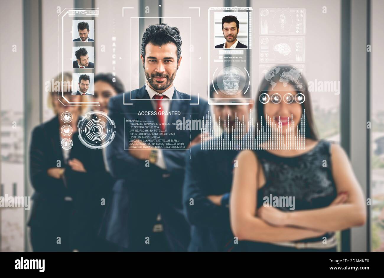 Facial recognition of crowd hi-res stock photography and images - Alamy