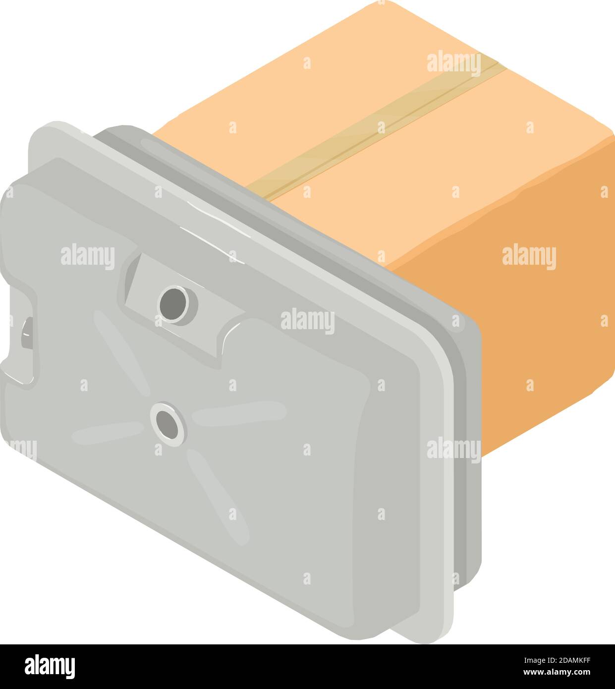 Fuel tank icon. Isometric illustration of fuel tank vector icon for web ...