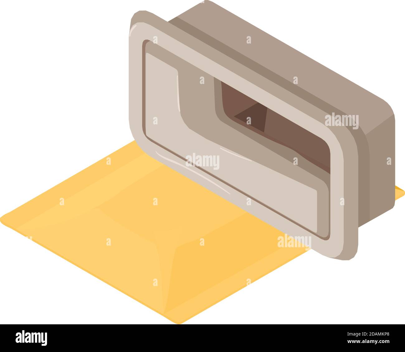 Car handle icon. Isometric illustration of car handle vector icon for ...