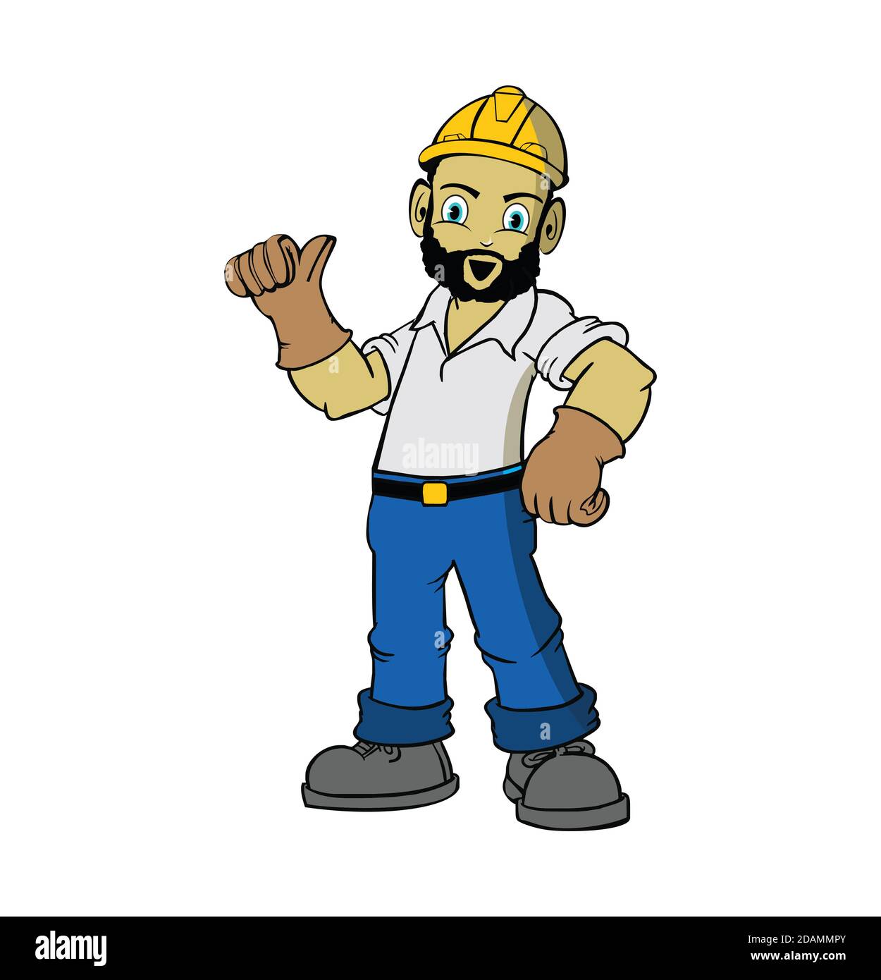 Animated Workers Clipart