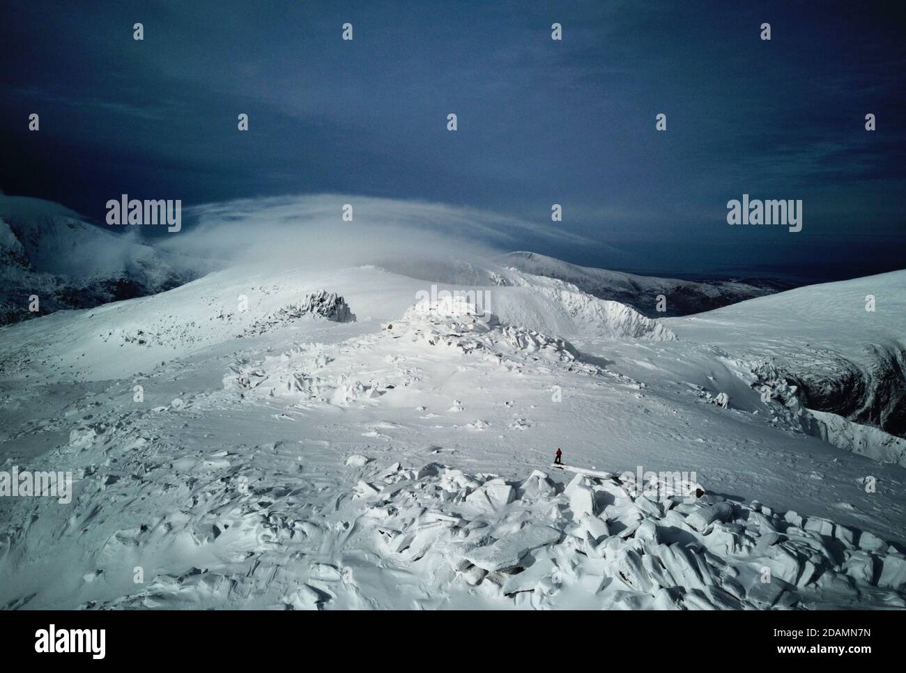 Snowdon drone hi-res stock photography and images - Alamy