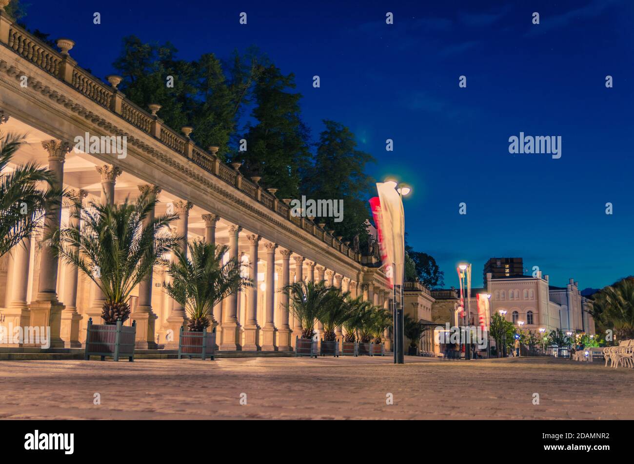 The Mill Colonnade Mlynska kolonada Neo-Renaissance building with ...
