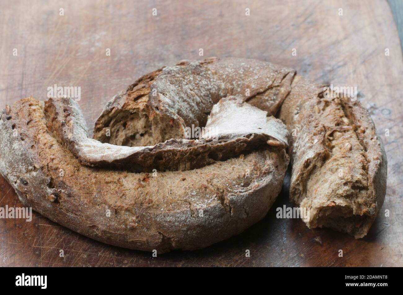 Bublik traditional Russian bread close up shot Stock Photo - Alamy