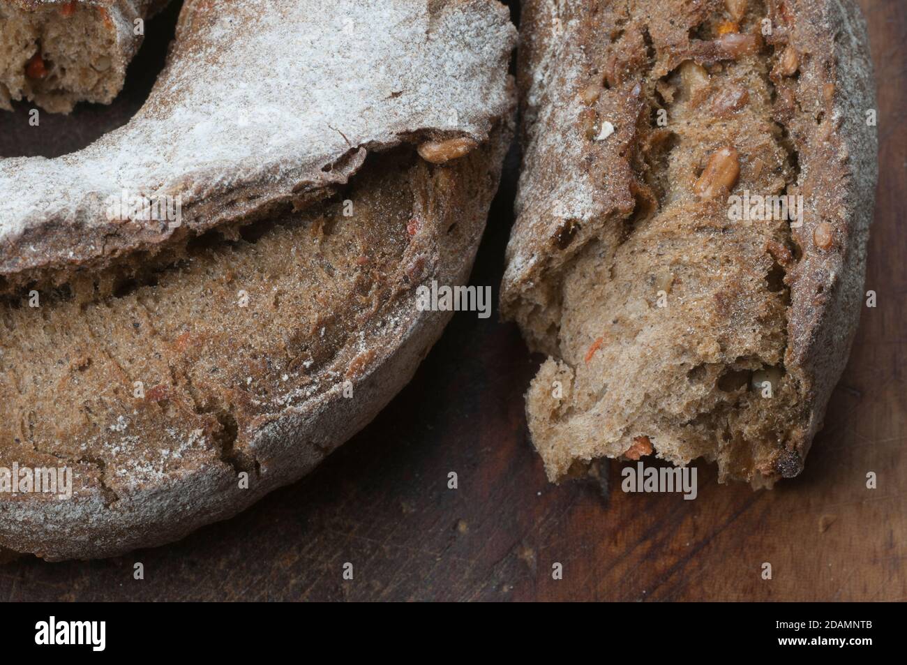 Bublik traditional Russian bread close up shot Stock Photo - Alamy