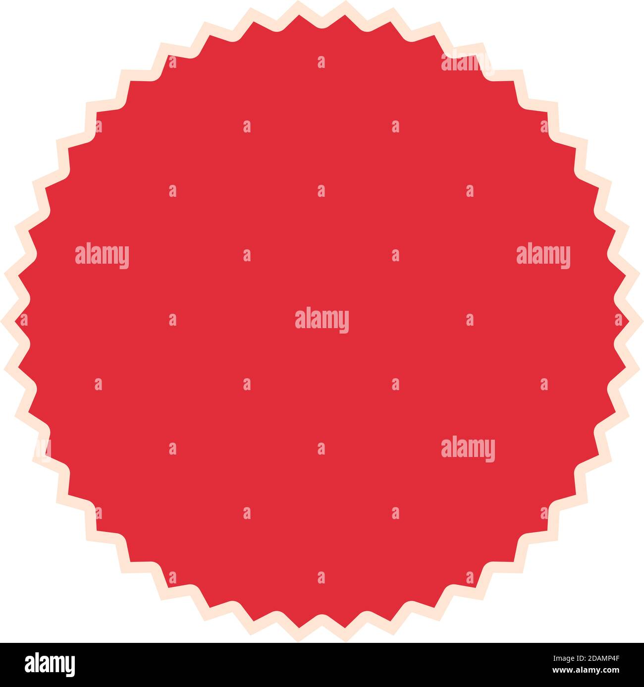 seal stamp of red color on white background Stock Vector Image & Art ...