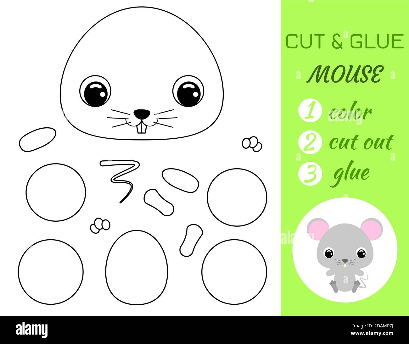 Mouse To Color For Children Mouse Kids Coloring Pages Coloring Page