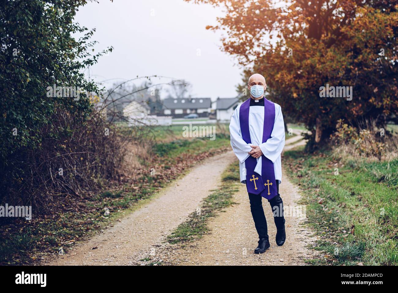 Pastoral visits during a pandemic Stock Photo - Alamy