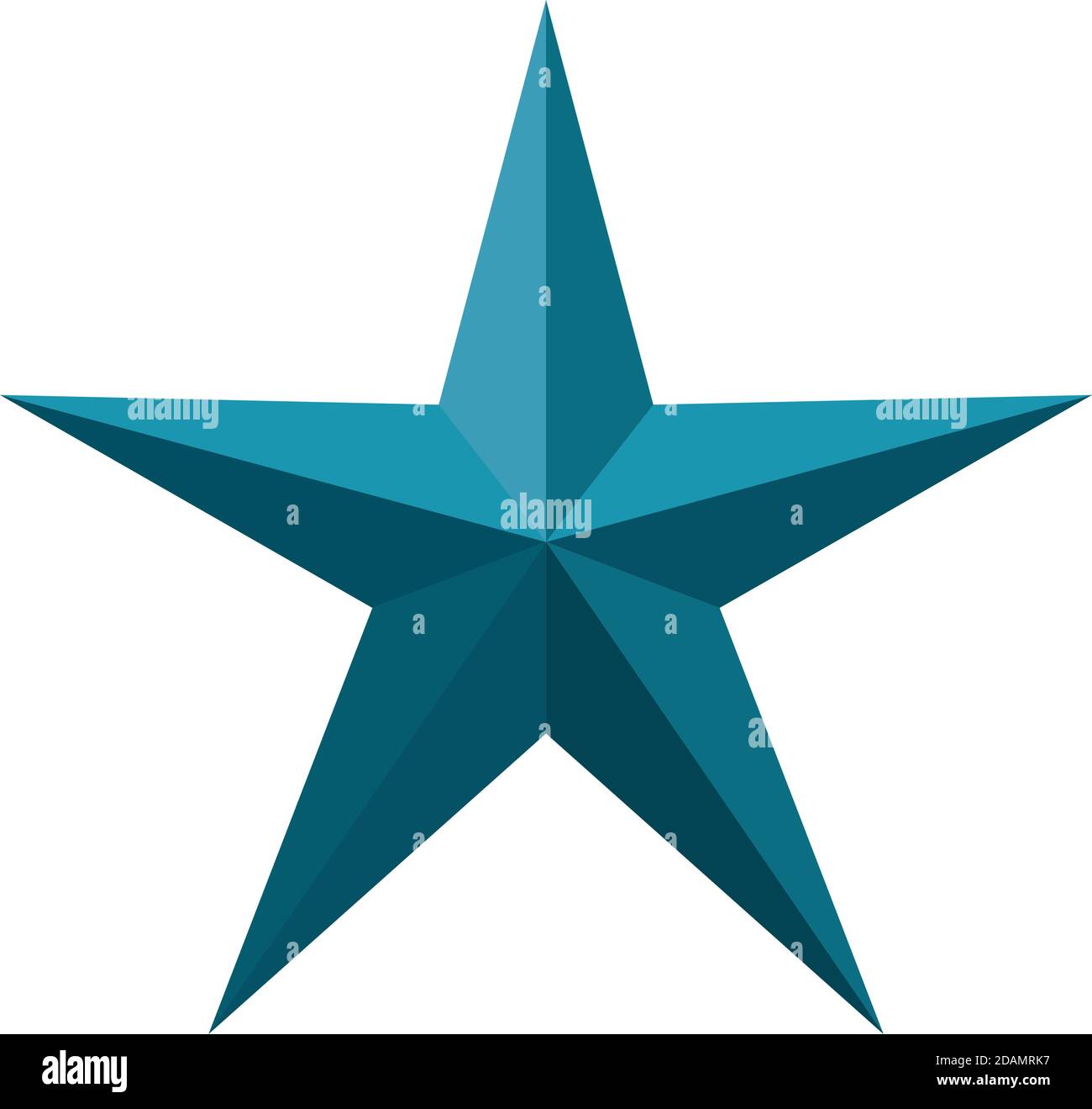 star with blue color and five points Stock Vector Image & Art - Alamy