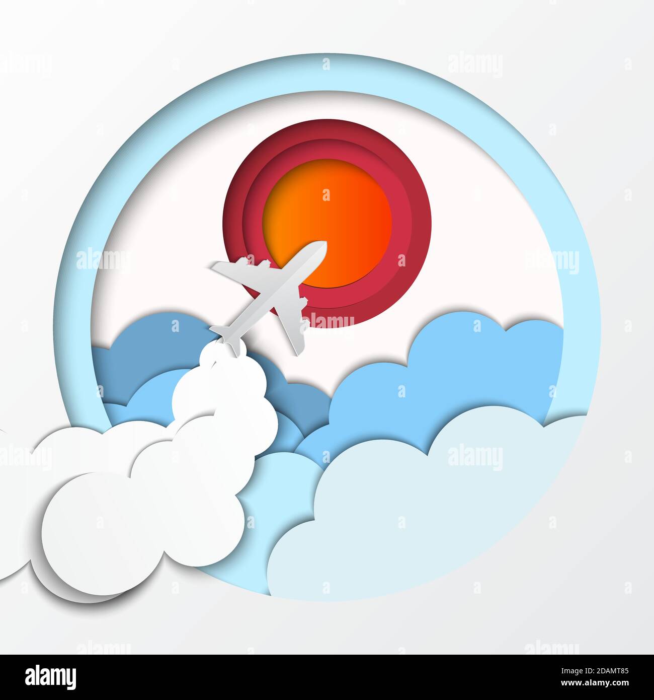 Success concept airplane vector design hi-res stock photography and ...