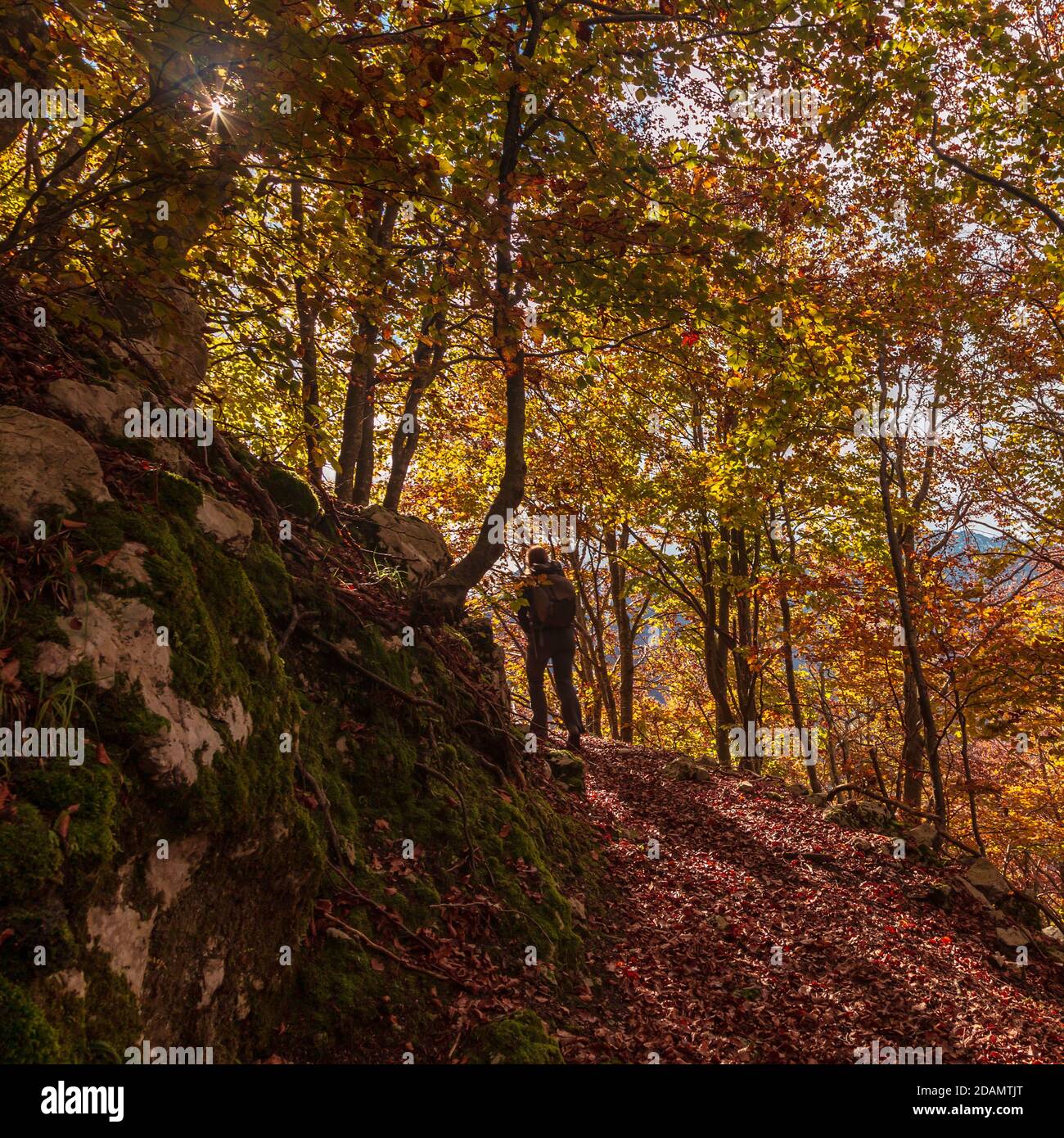 October day in the mountains of Val di Resia, in Friuli-Venezia Giulia ...