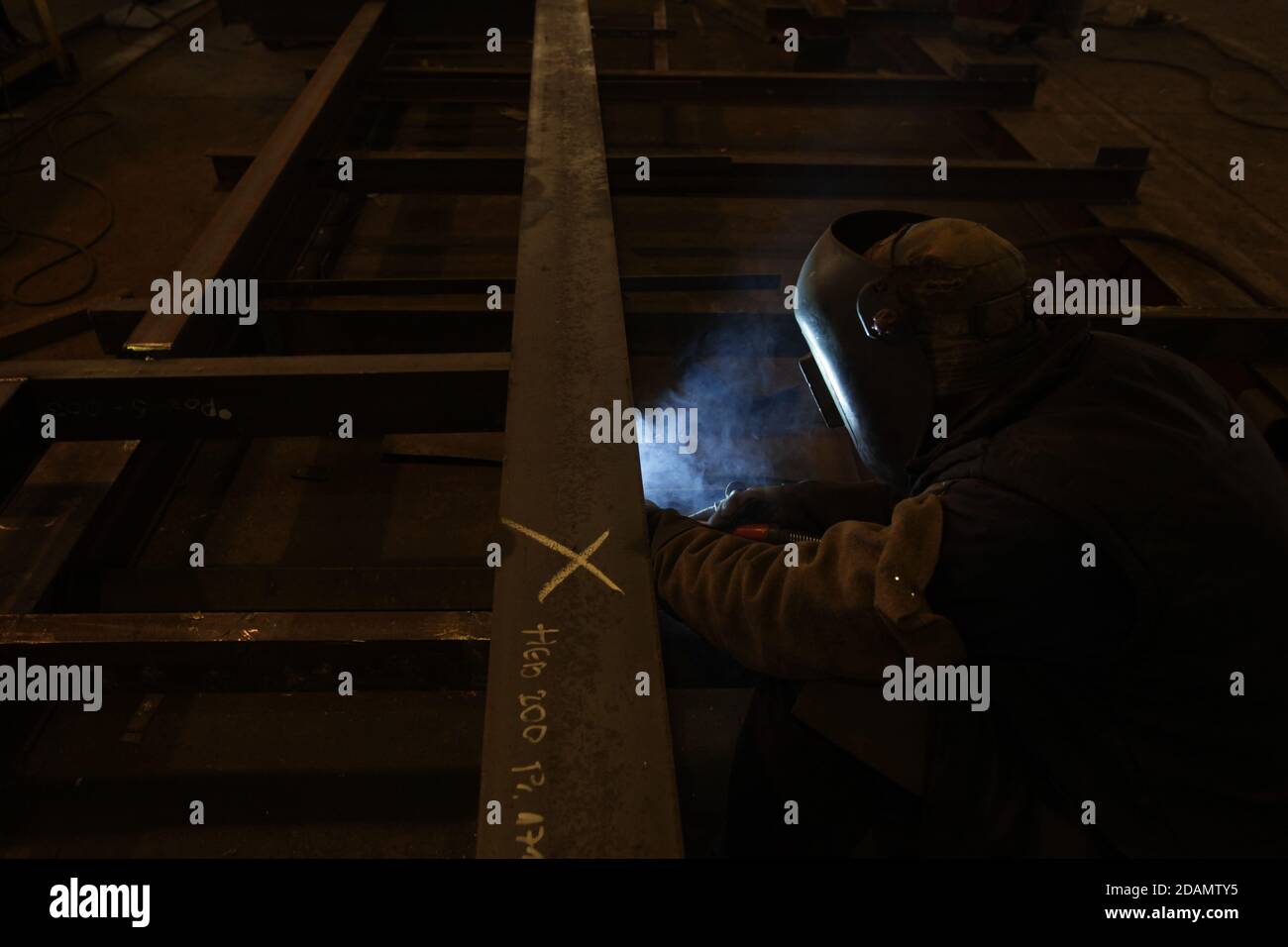 Factory workers in Bosnian factory Stock Photo - Alamy