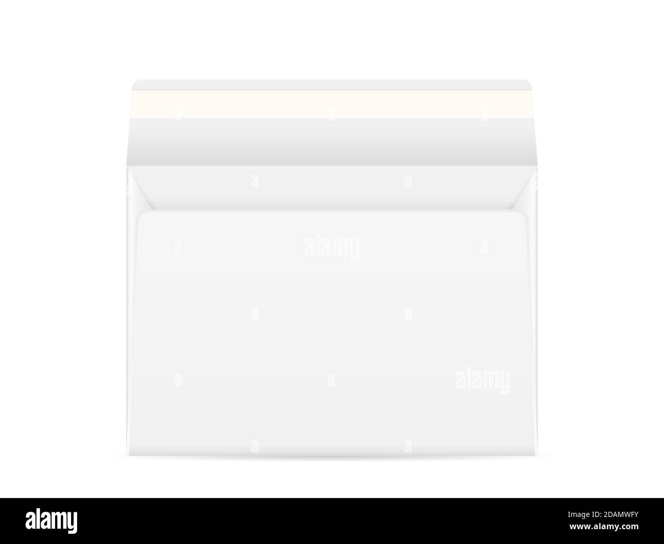 Envelope on a white background. Vector illustration Stock Photo - Alamy