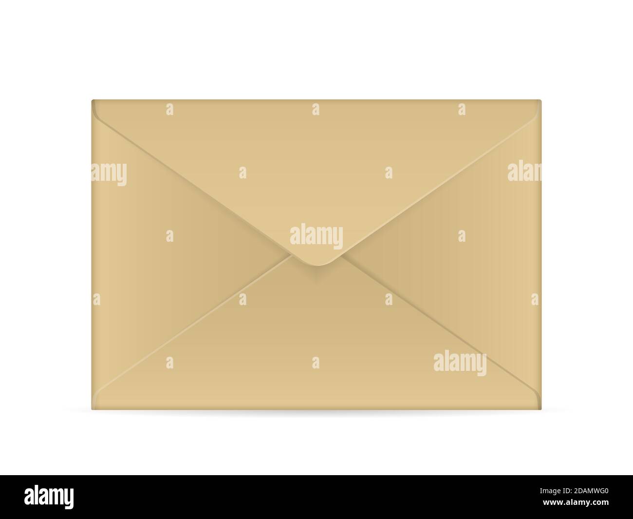 Envelope on a white background. Vector illustration Stock Photo - Alamy