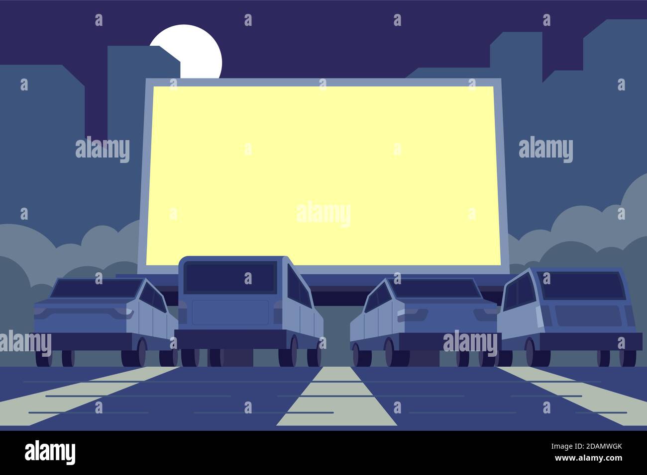 Drive In Movie Clipart