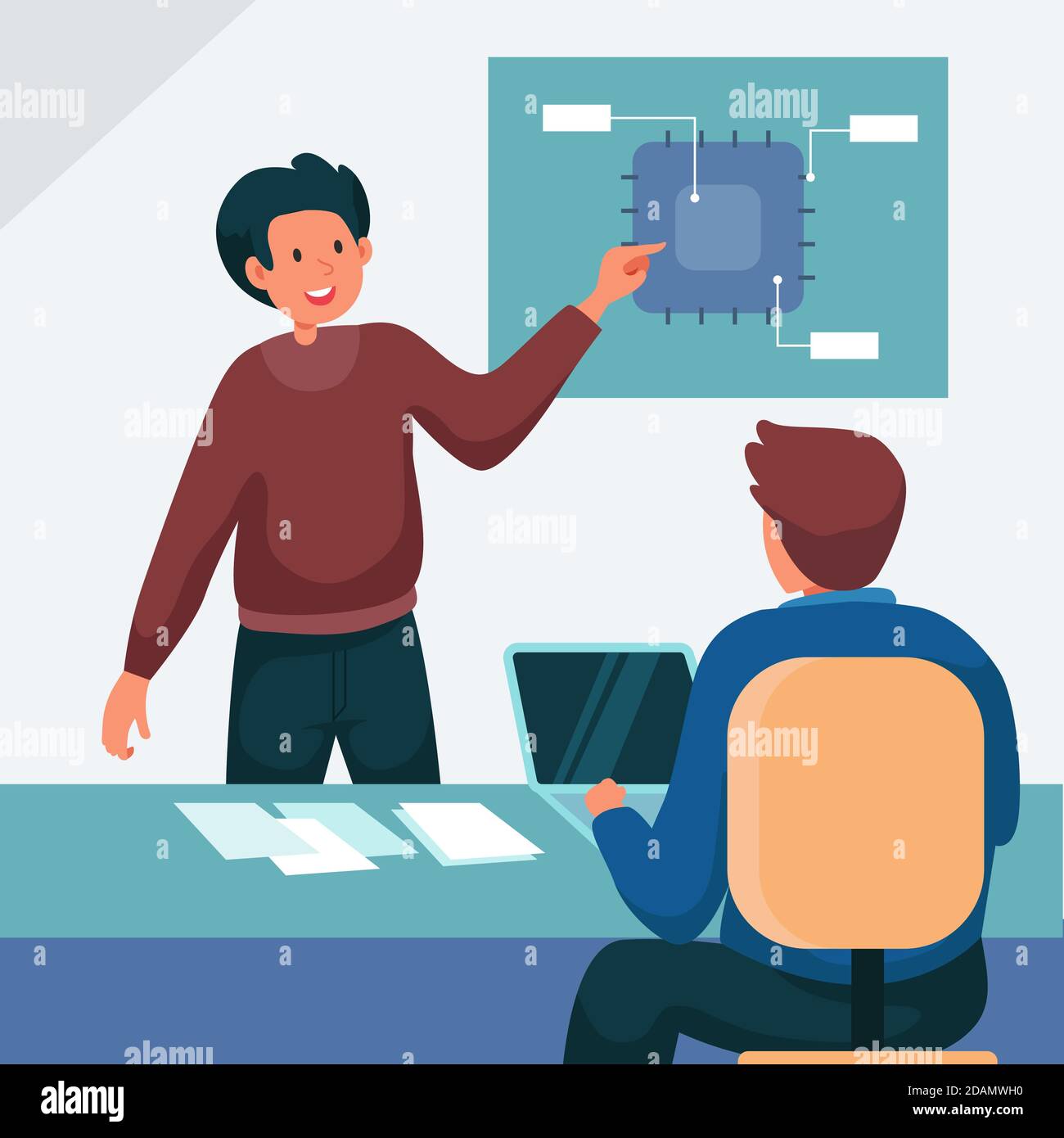 Internship job illustration Vector illustration Stock Vector Image ... Internship job illustration Vector illustration Stock Vector Image ...