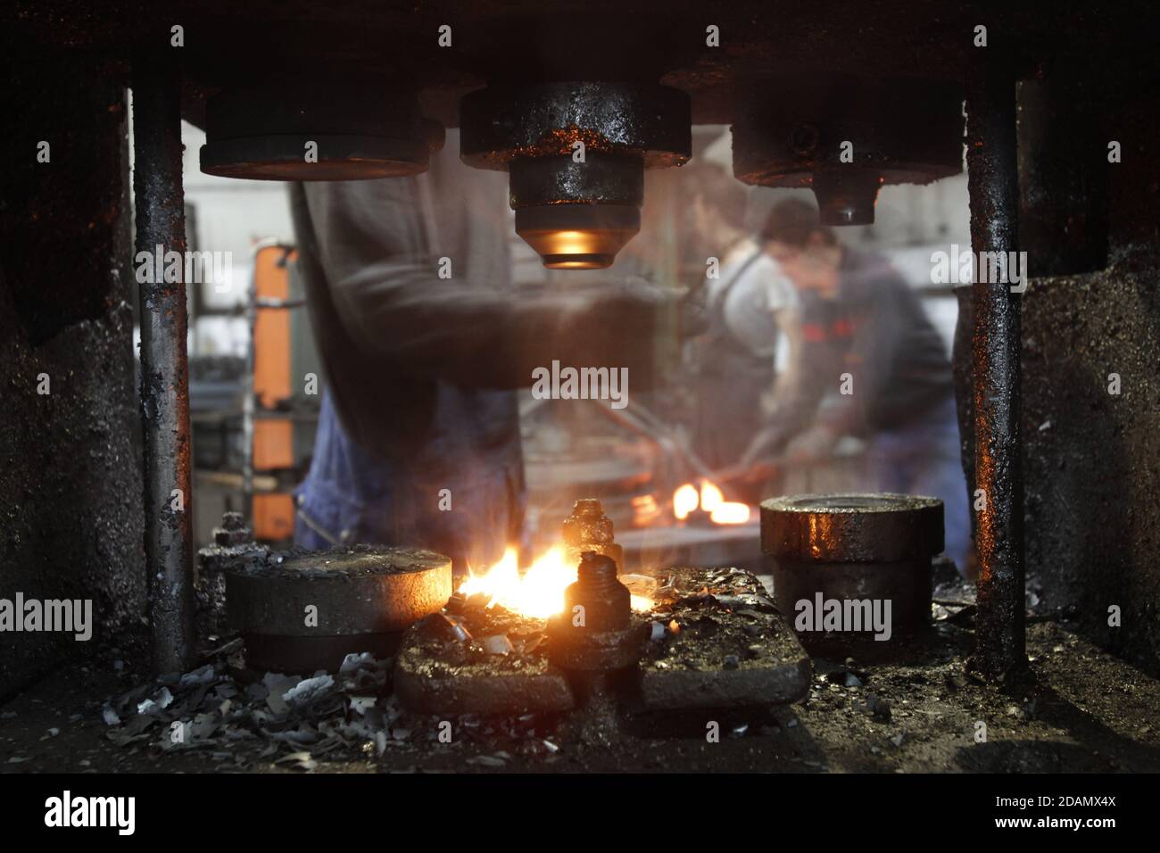 workers in factory Stock Photo - Alamy