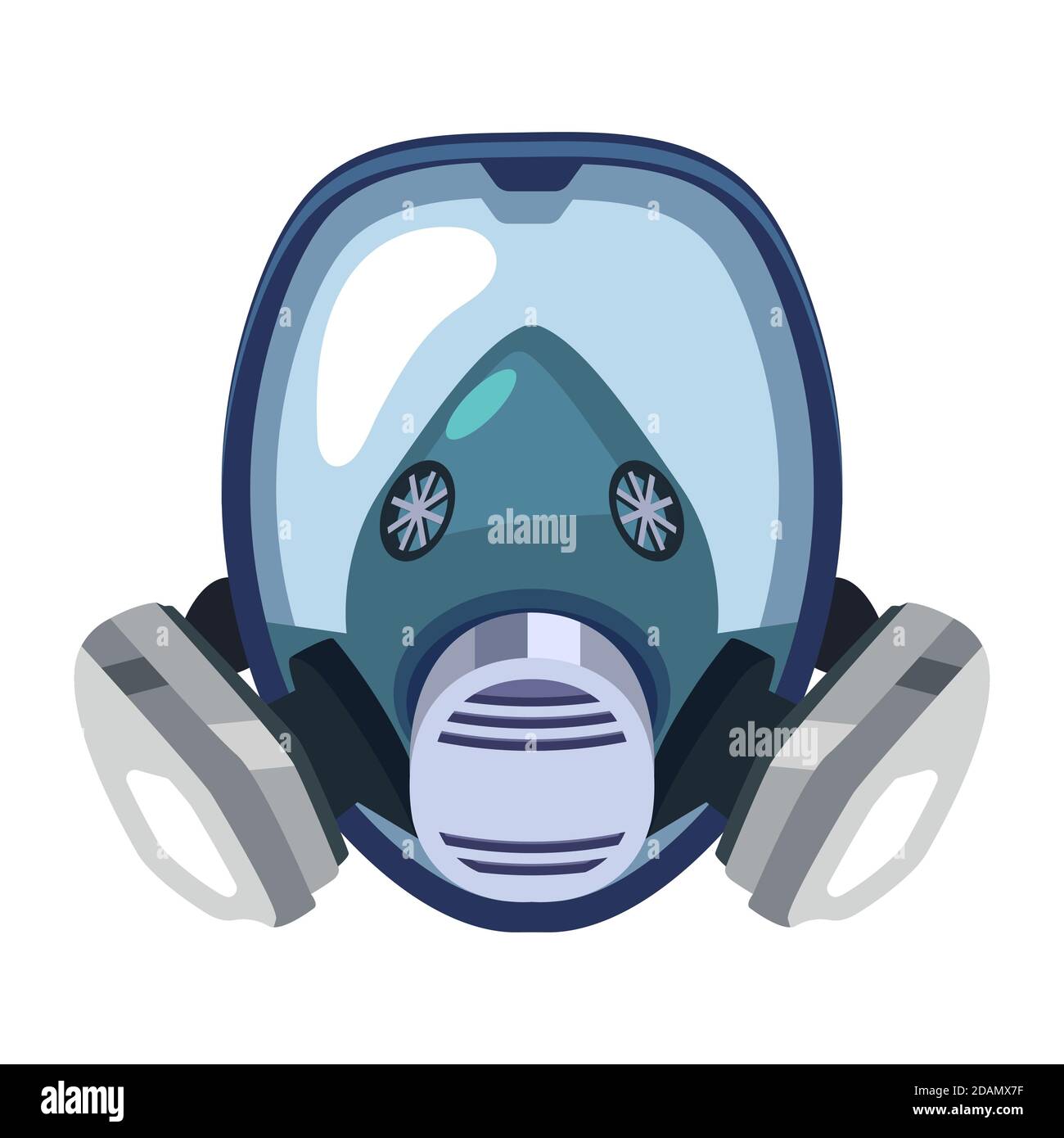 Gas mask respirator illustration Vector Stock Vector Image & Art - Alamy
