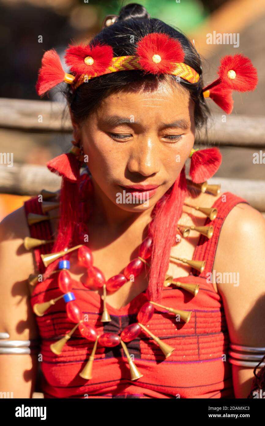 Naga tribal women in traditional hi-res stock photography and images ...