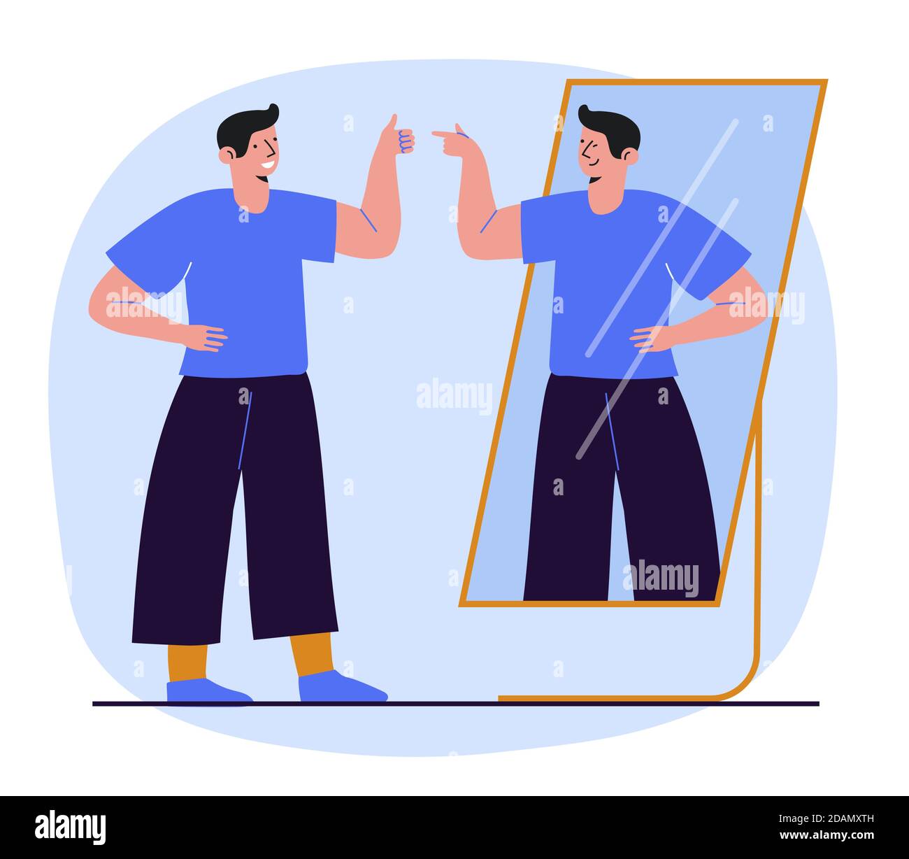 High Self Esteem Cartoon