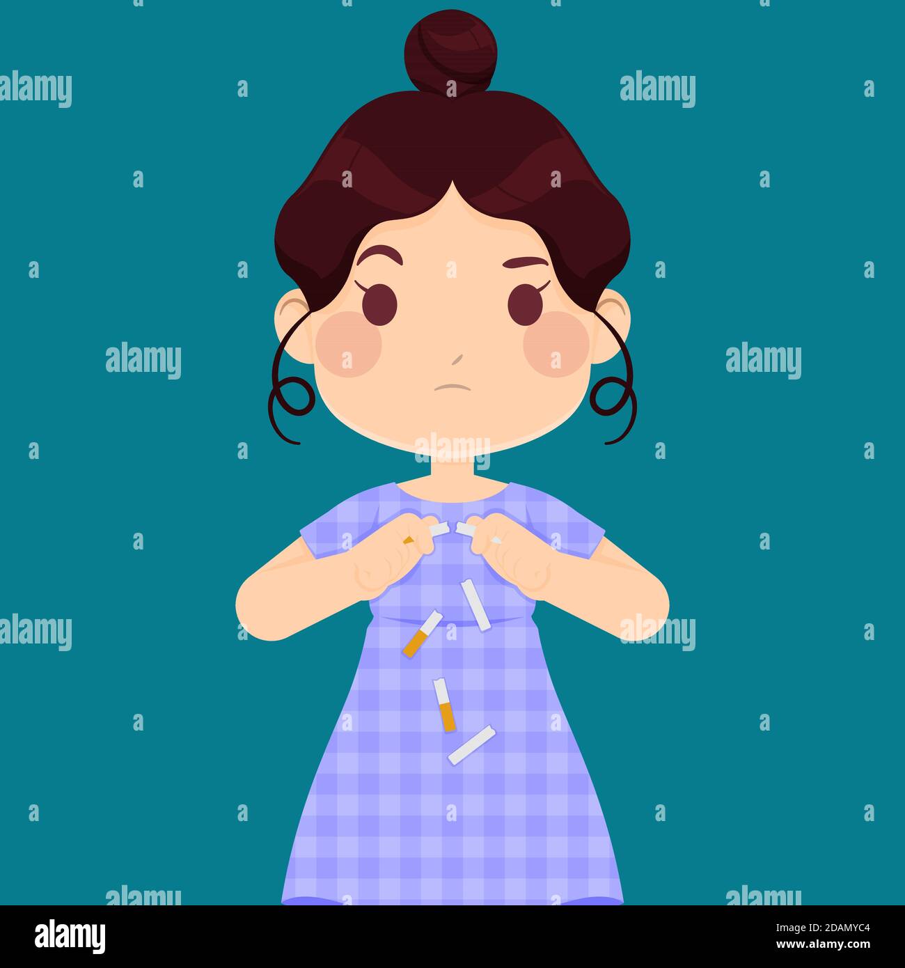 Quit smoking illustration Vector illustration Stock Vector Image & Art ...