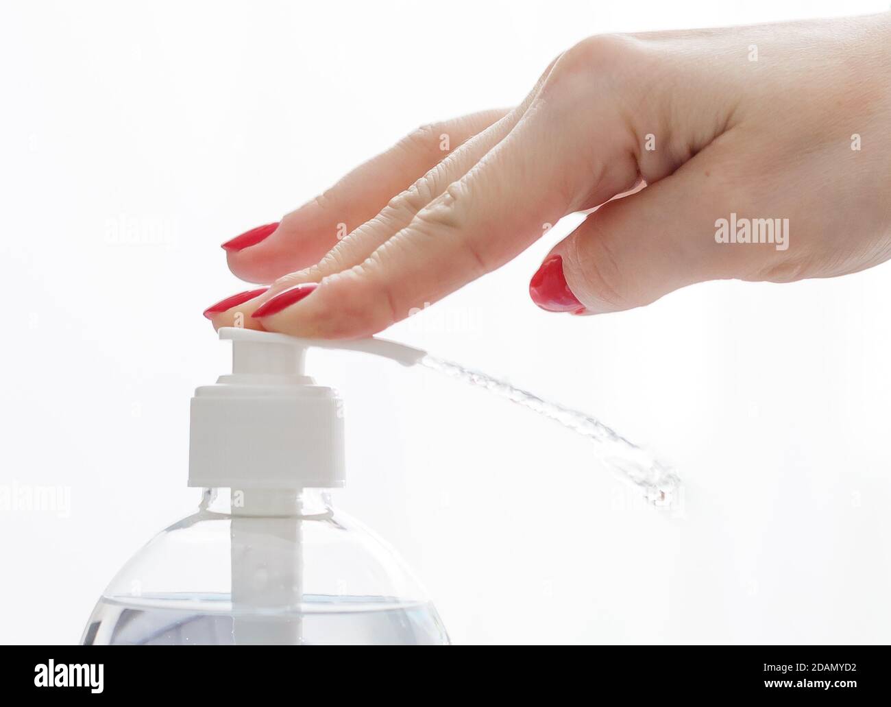anti bacterial agent bottle for hand washing Stock Photo - Alamy