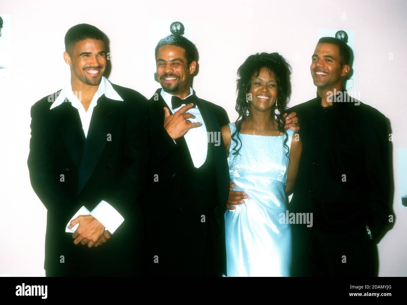 Pasadena, California, USA 6th April 1996 (L-R) Actor Shemar Moore ...