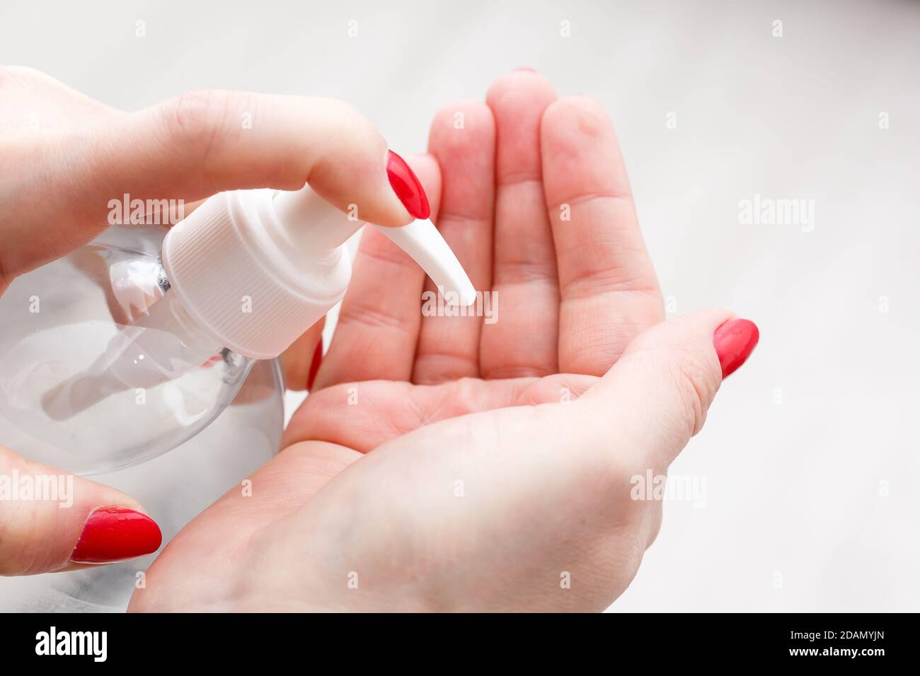 anti bacterial agent bottle for hand washing Stock Photo - Alamy