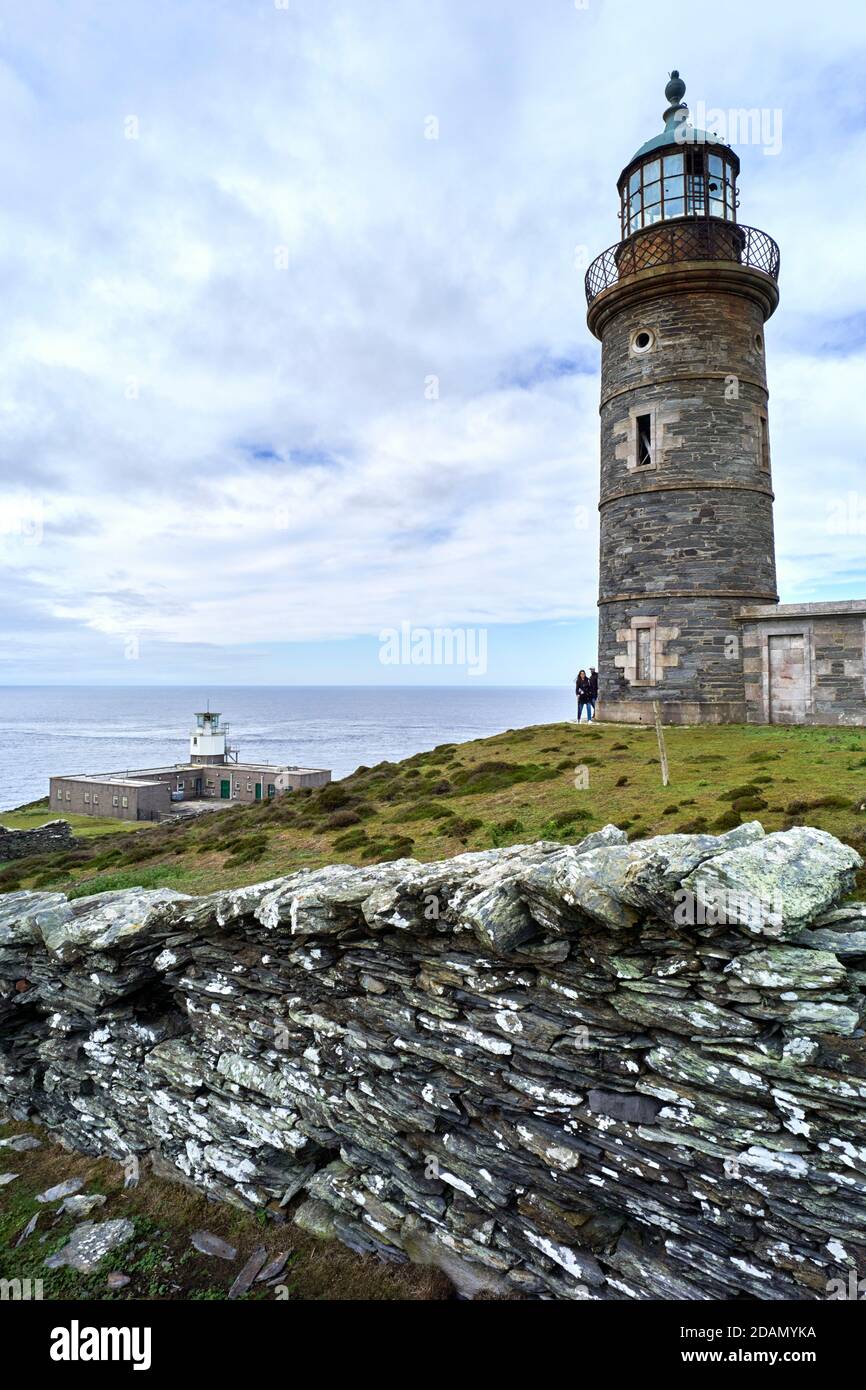 The higher of the original two lighthouses built in 1816-18 by Robert ...