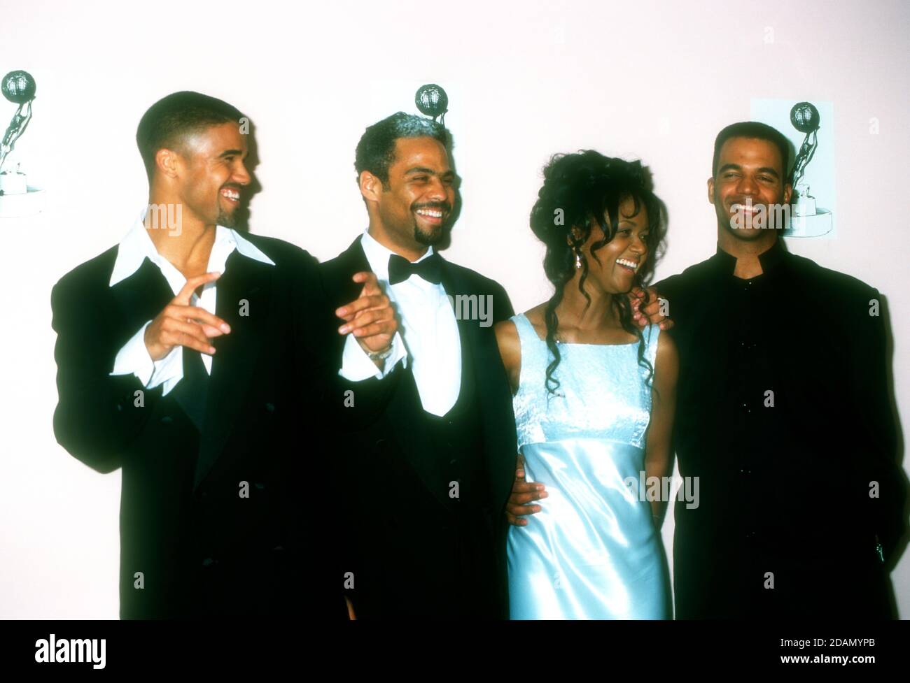 Pasadena, California, USA 6th April 1996 (L-R) Actor Shemar Moore ...