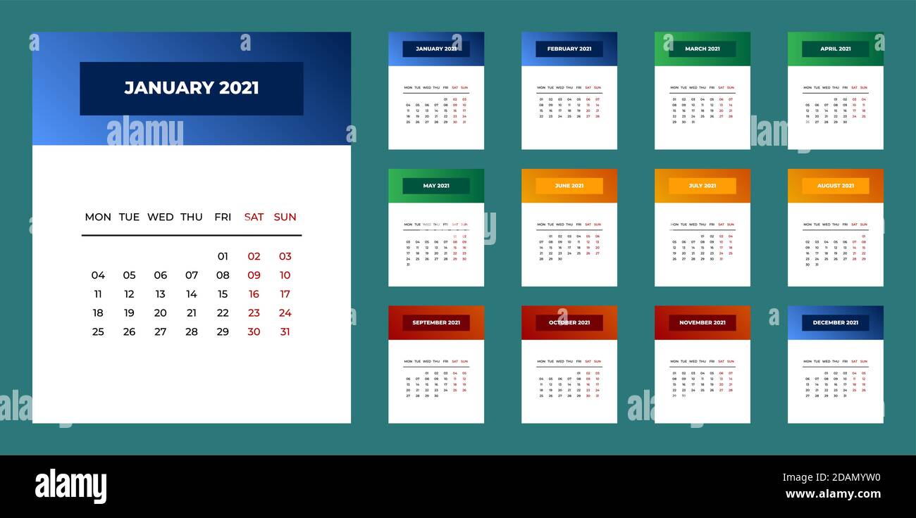 Annual Calendar Of Events Template