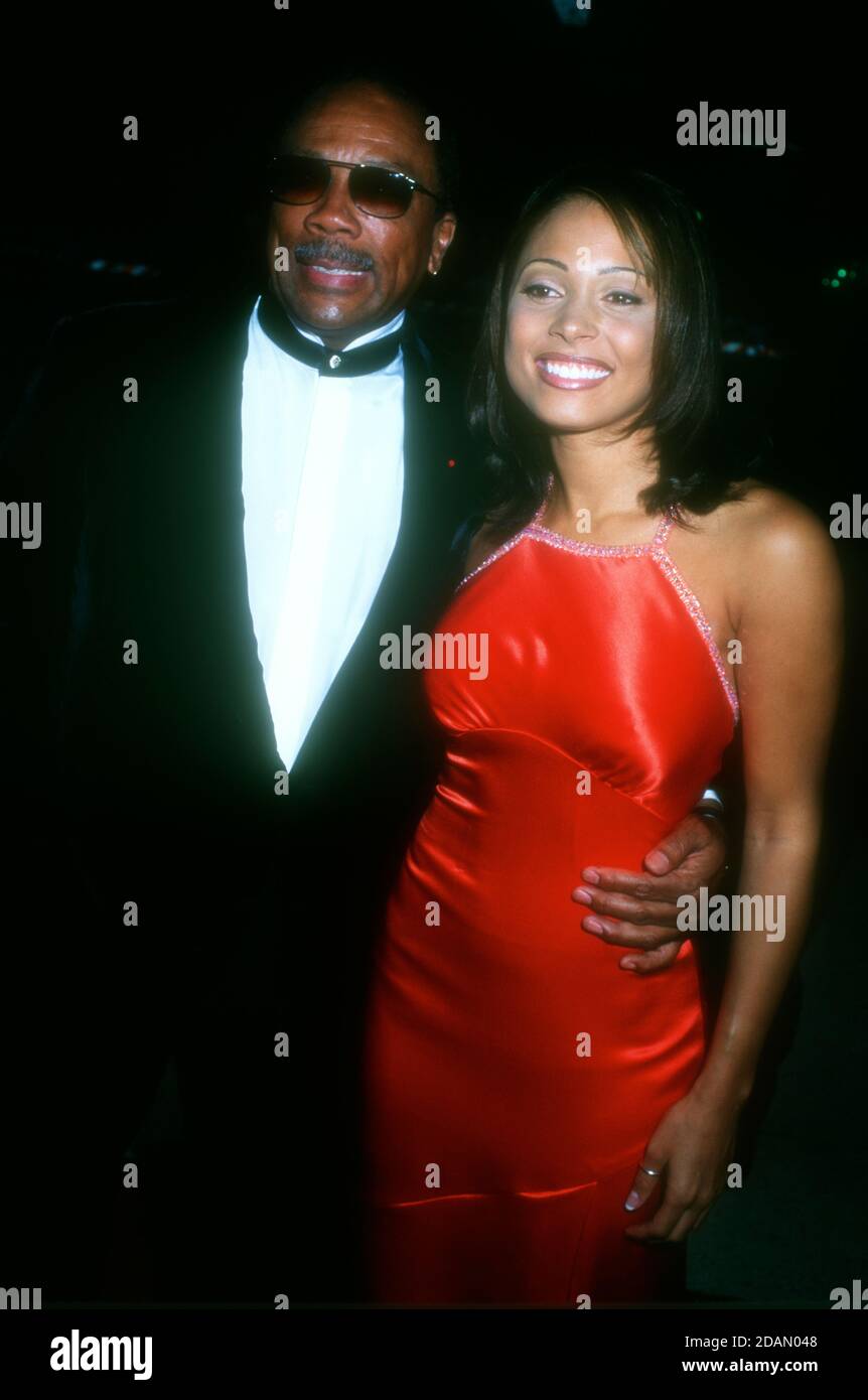 Pasadena, California, USA 6th April 1996 Producer Quincy Jones and ...