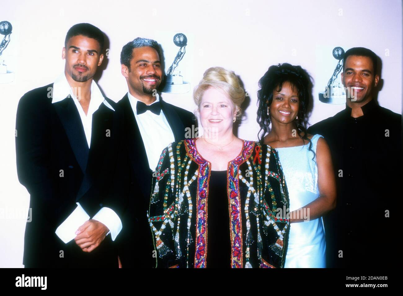 Pasadena, California, USA 6th April 1996 (L-R) Actor Shemar Moore ...