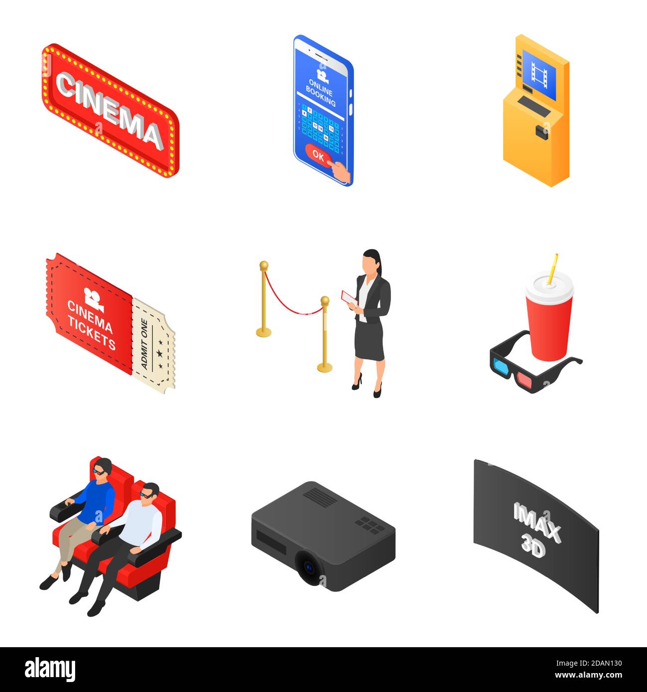 Cinema emblem hi-res stock photography and images - Alamy