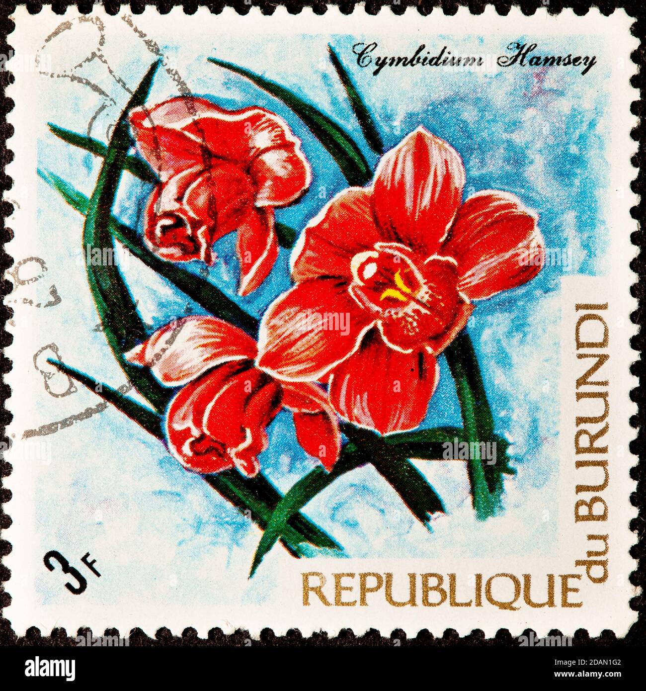BURUNDI - CIRCA 1973: A stamp printed in Republic of Burundi shows ...