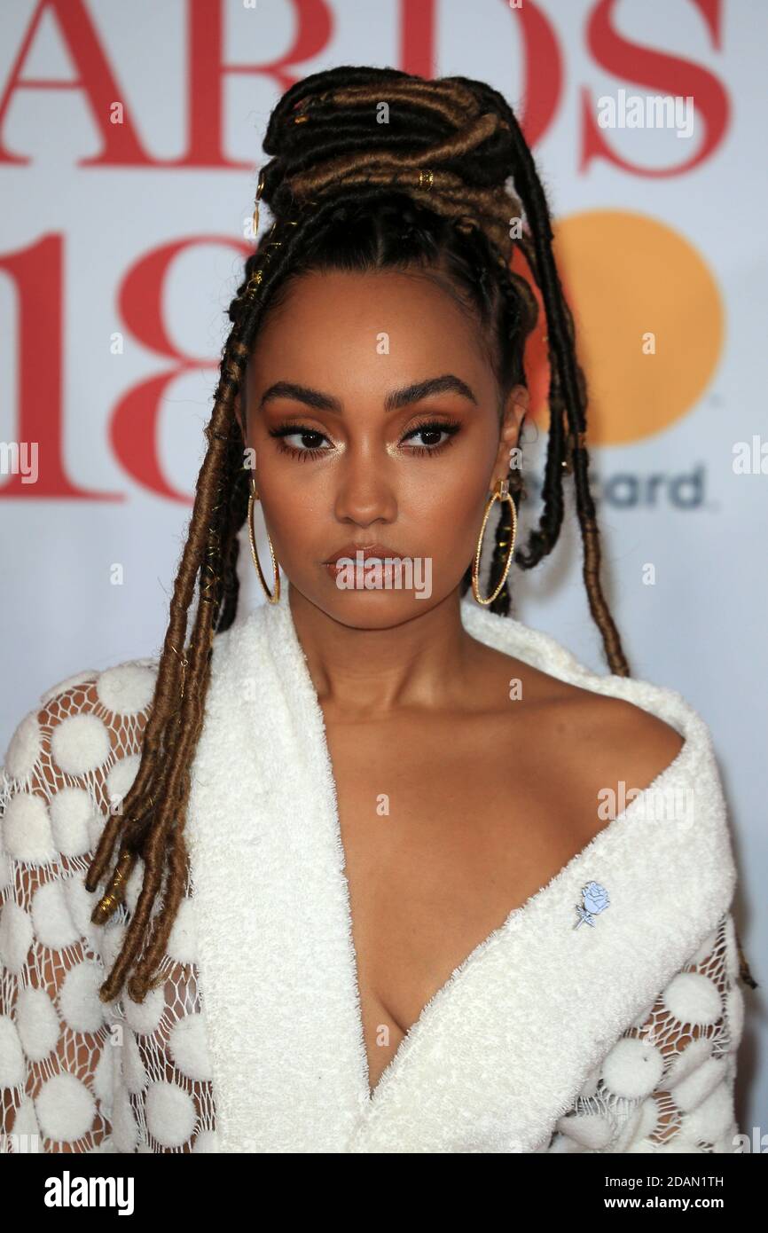 Leigh-Anne Pinnock attends The BRIT Awards 2018 held at The O2 Arena on ...