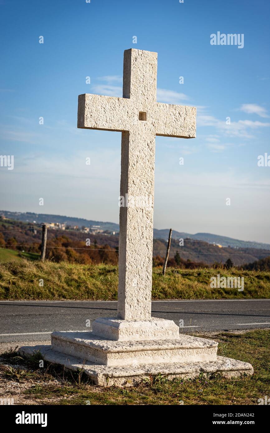 Christian crucifixion scene in old hi-res stock photography and images ...