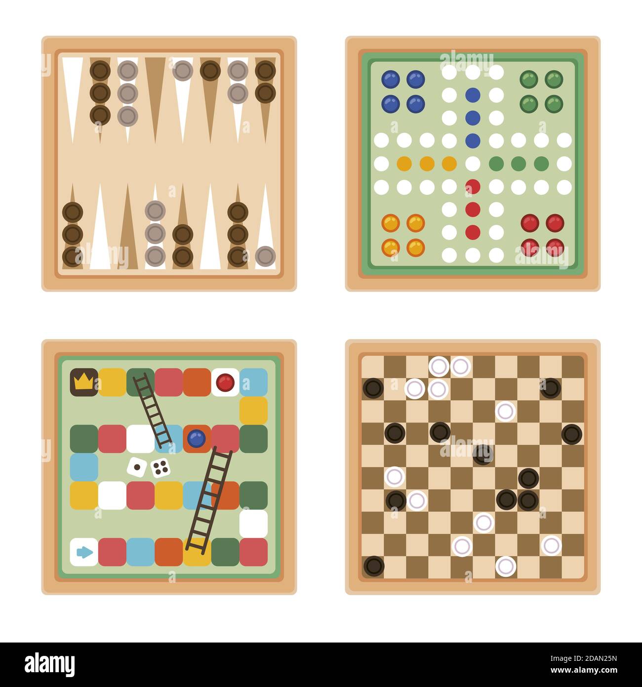 Board game collection Vector illustration Stock Vector Image & Art - Alamy