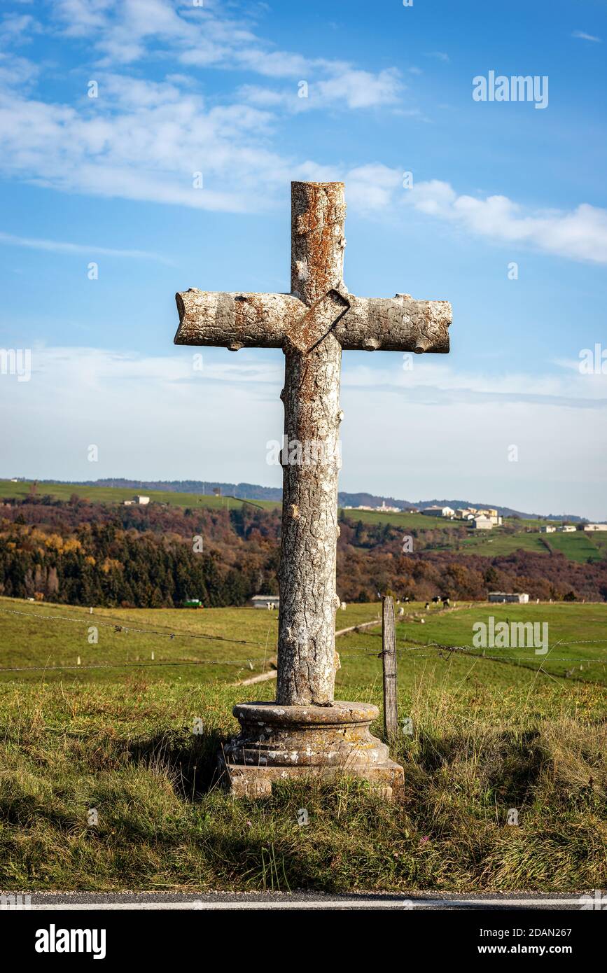 Christian crucifixion scene in old hi-res stock photography and images ...