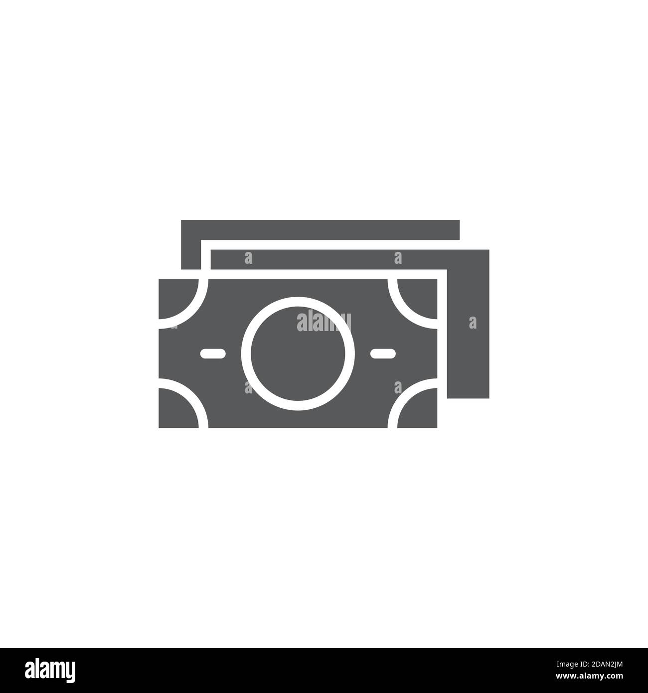 Cash money lcon. symbol, line, color, outline style pictogram on ...