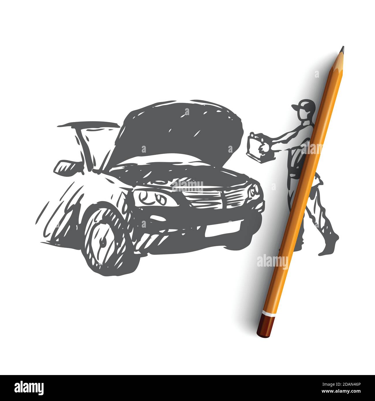 Auto Repair Sketch