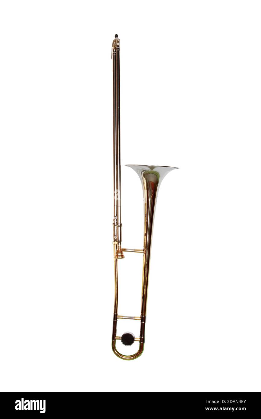 Trombone horn Cut Out Stock Images & Pictures - Alamy