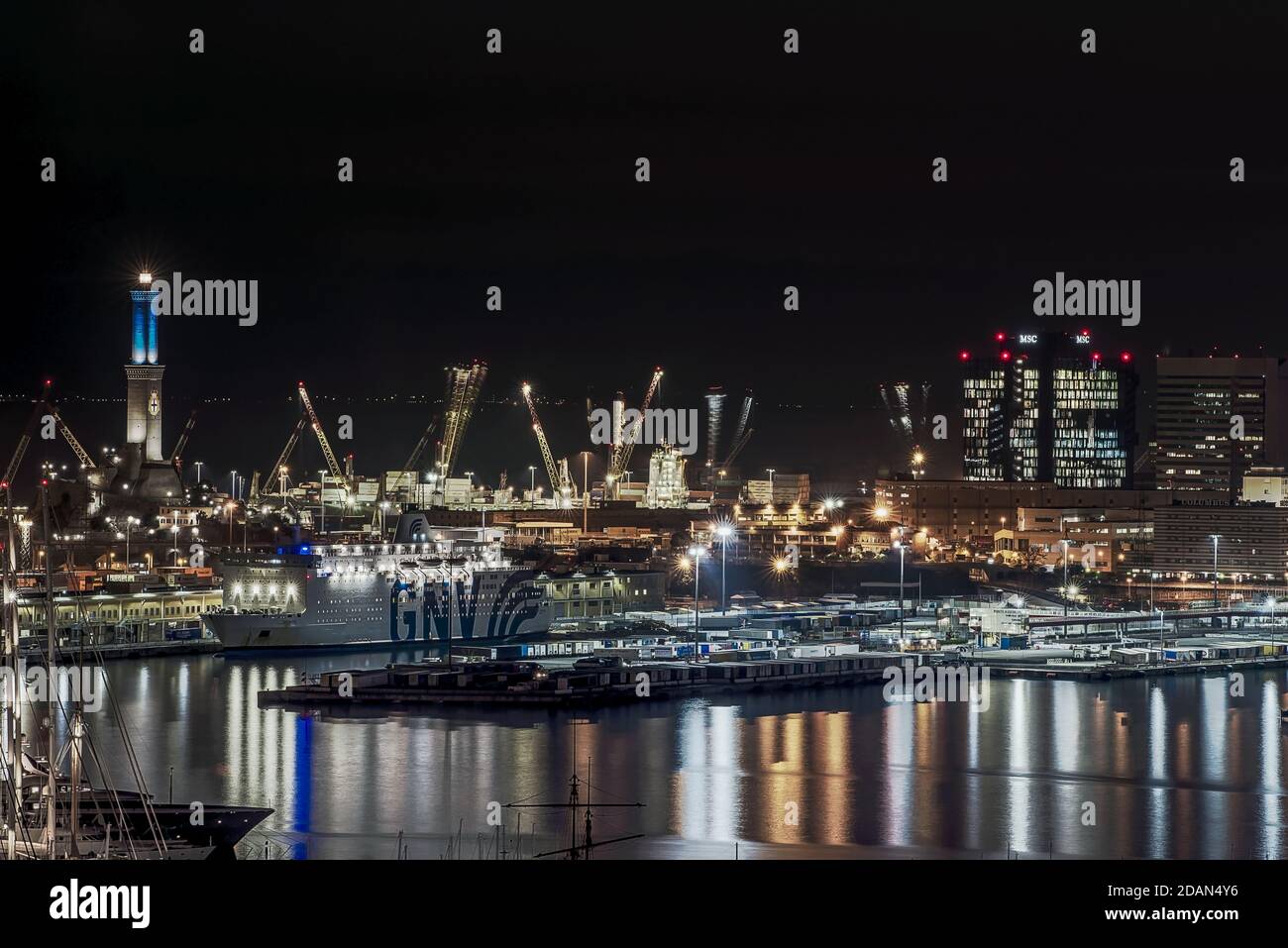 Aerial view genoa hi-res stock photography and images - Alamy