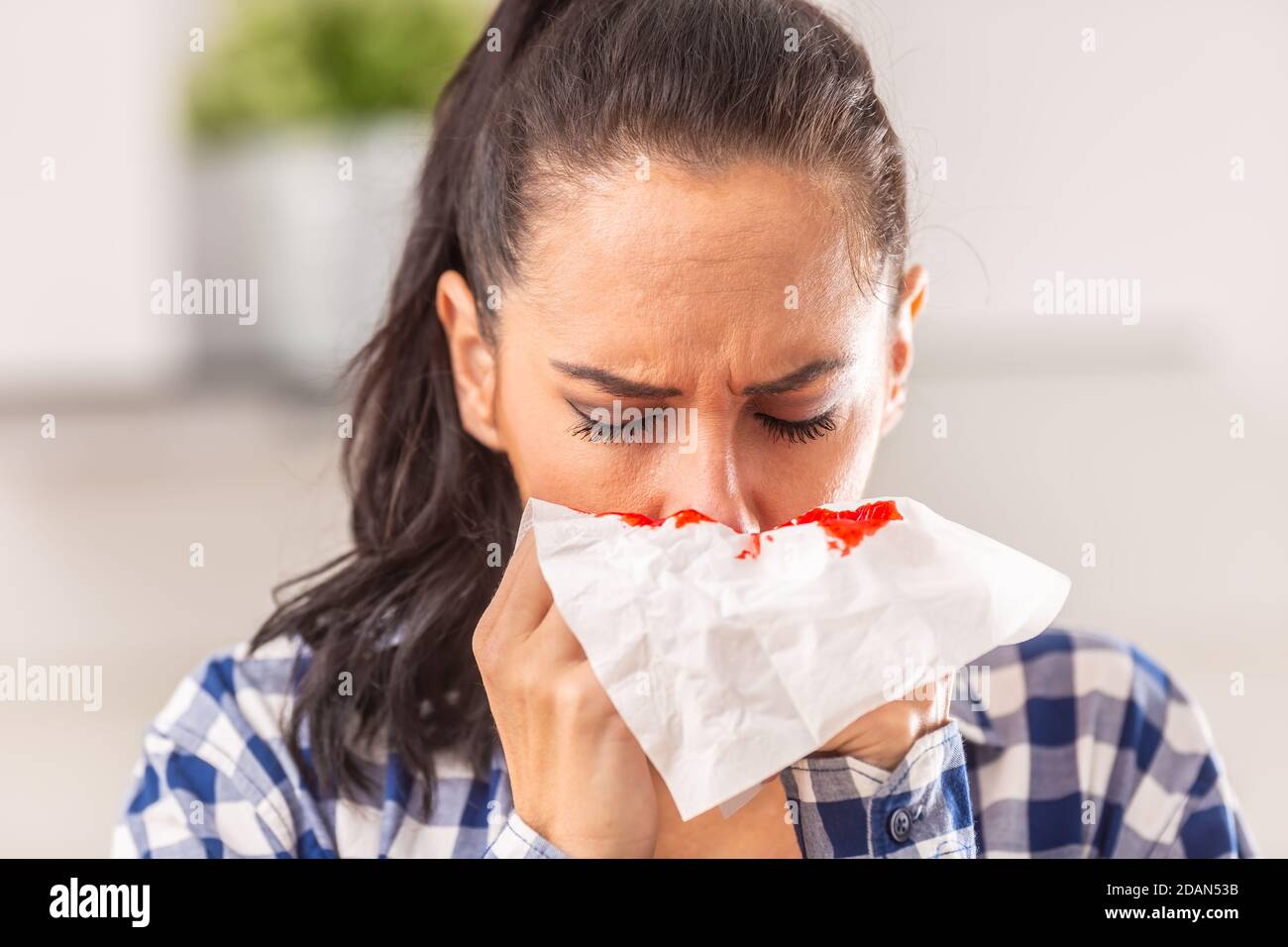Snot on face hi-res stock photography and images - Alamy