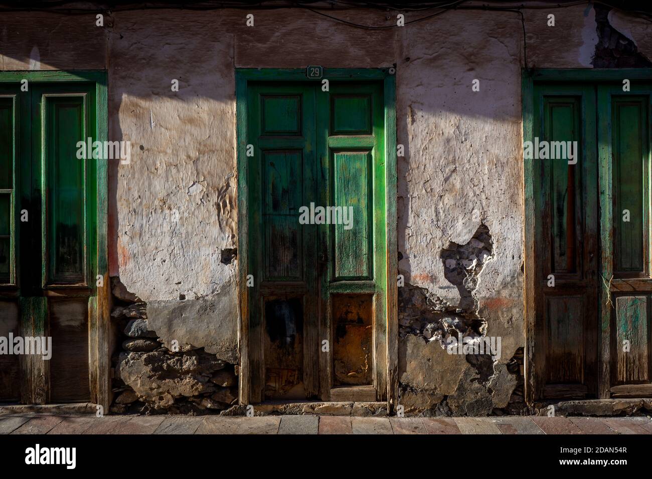 Decrepit facade old brick hi-res stock photography and images - Alamy