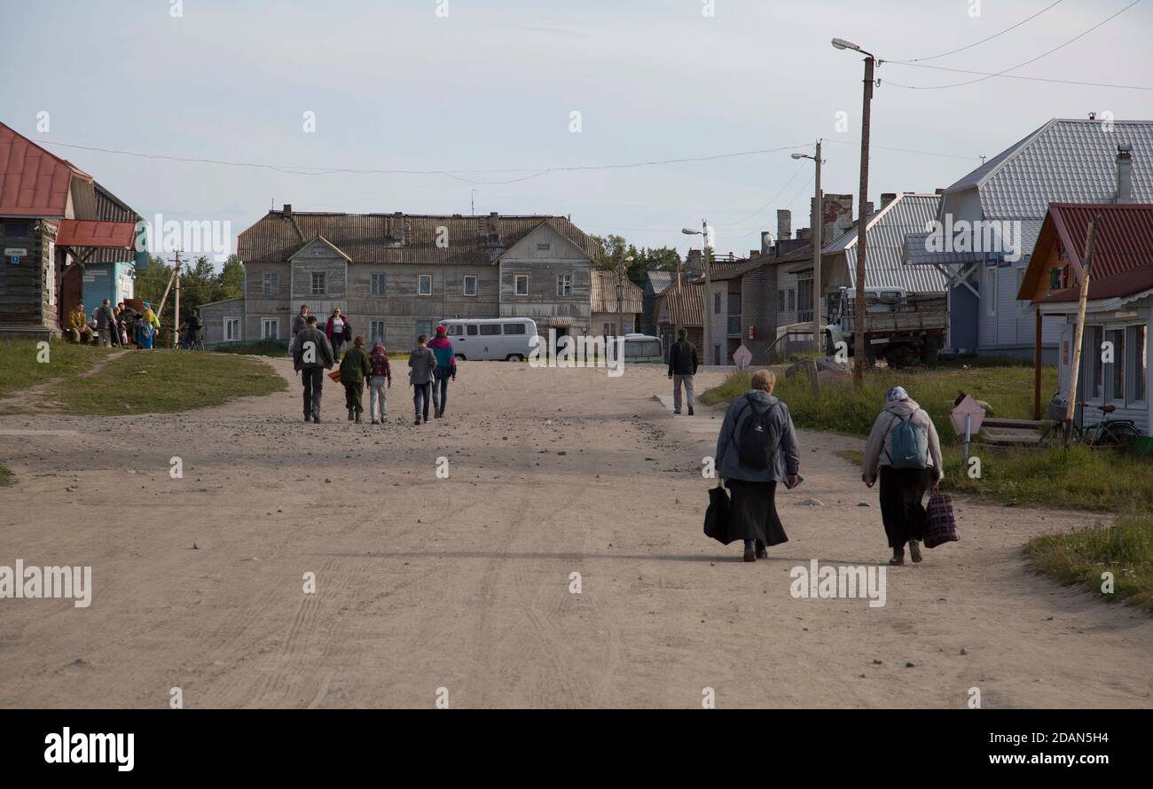 Solovetsky Island White Sea Russia Stock Photo - Alamy