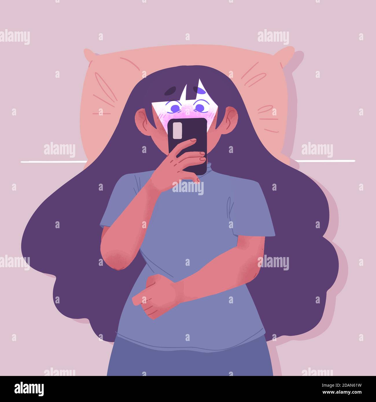 Fomo (fear of missing out) concept illustration Vector Stock Vector ...