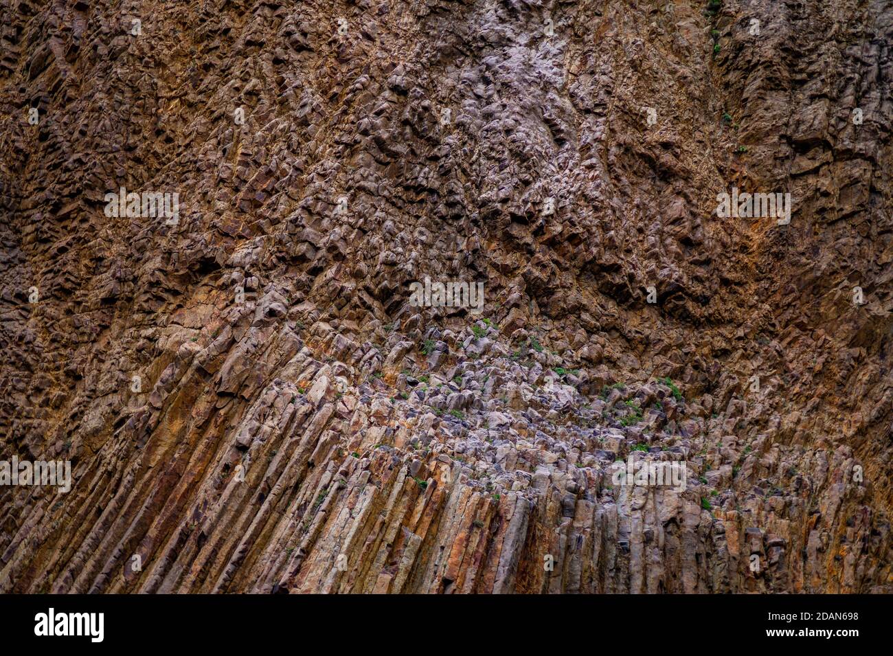 Solidified volcanic rock close-up Gomera Stock Photo - Alamy
