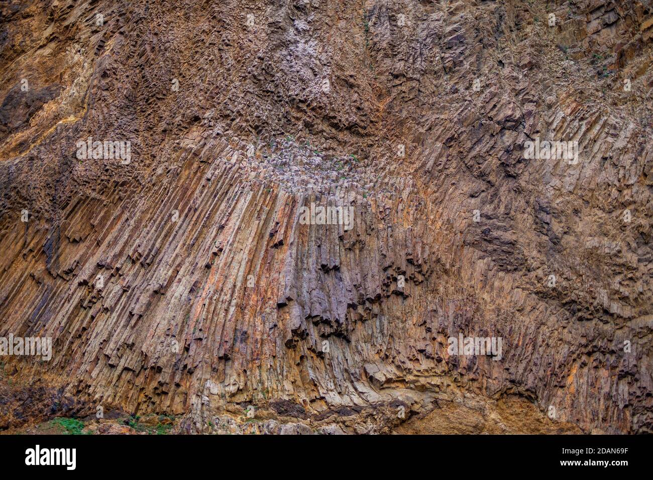 Solidified volcanic rock close-up Gomera Stock Photo - Alamy
