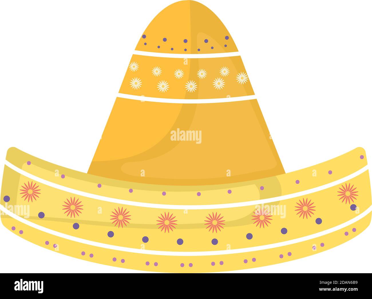 sombrero icon on white background Stock Vector Image & Art - Alamy