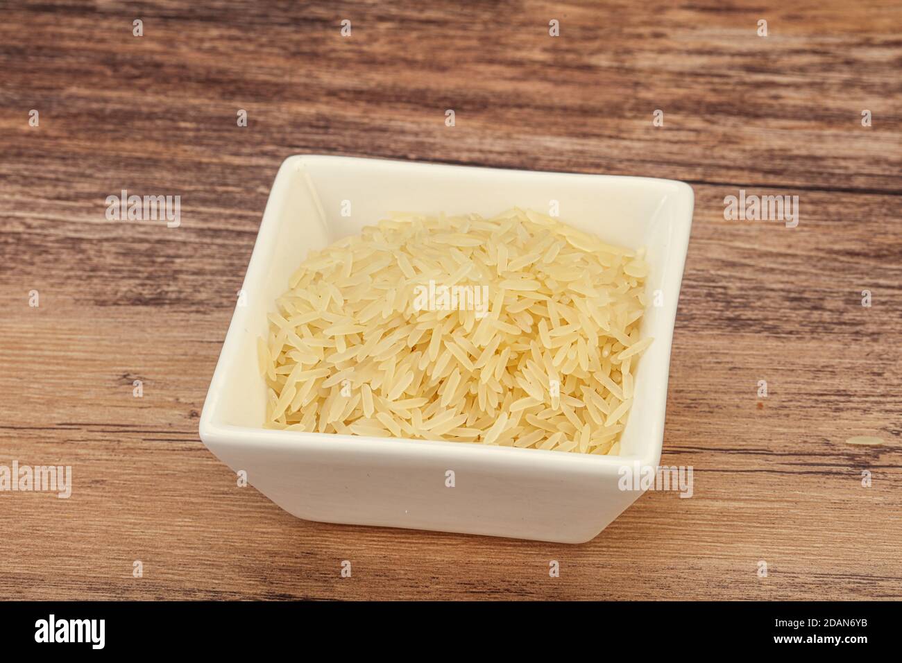 Raw Indian basmati rice in the bowl Stock Photo - Alamy